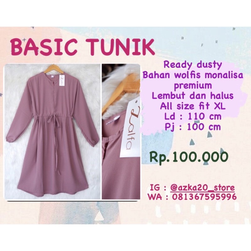 Jual Basic Tunik | Shopee Indonesia