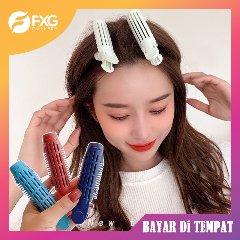 Jual FXG Roll Rambut Sisir Gulungan Hair Stylish Fashion Korea Rol Jepit Wanita JPT01 | Shopee ...