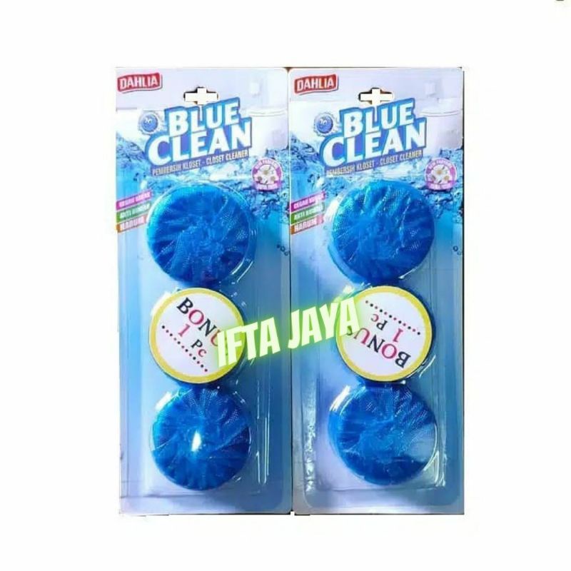 Jual Dahlia Blue Clean Pembersih Closet (2+1Pcs) | Shopee Indonesia