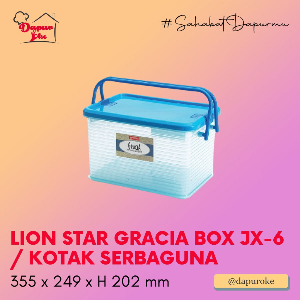 Jual Lion Star Gracia Box JX-6 / Kotak Serbaguna / Tempat Penyimpanan ...