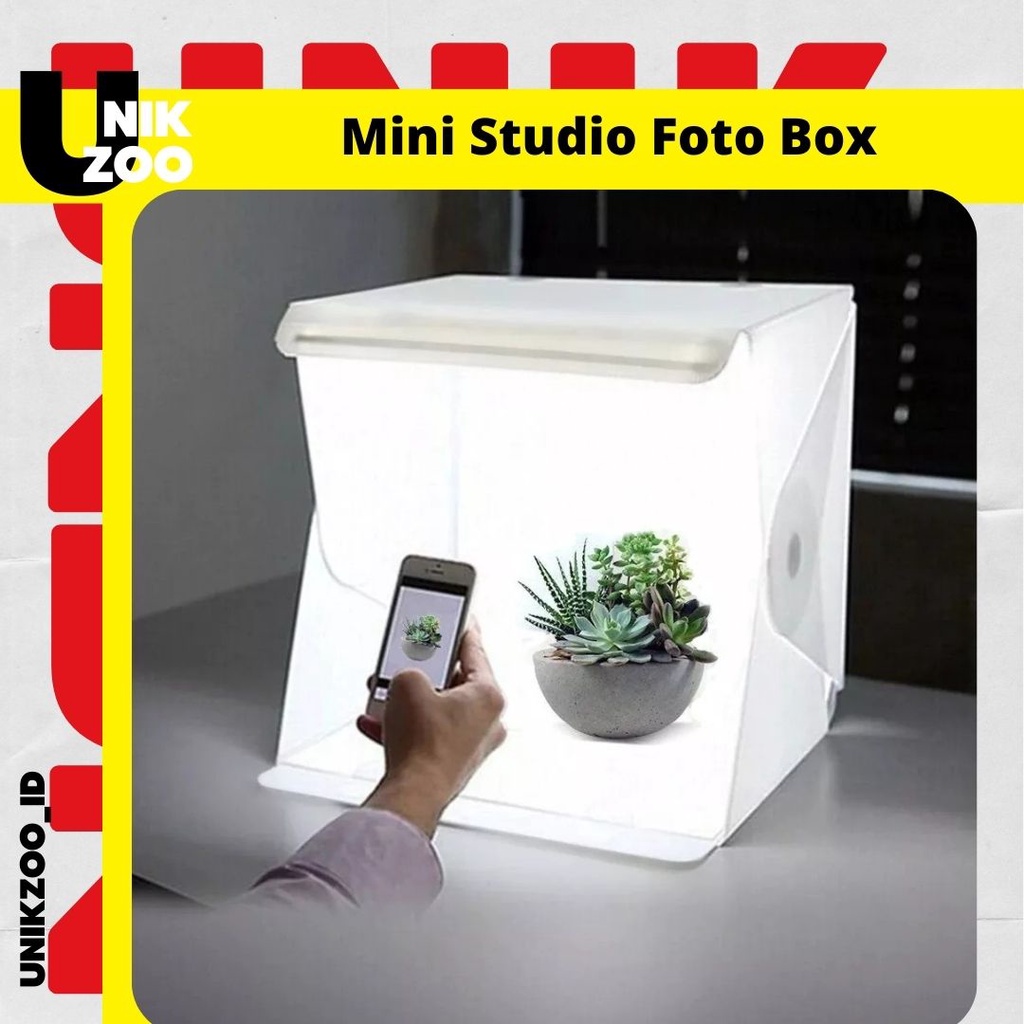 Jual MINI PHOTO STUDIO FOLDING BOX DENGAN LAMPU LED KOTAK LAYAR ...