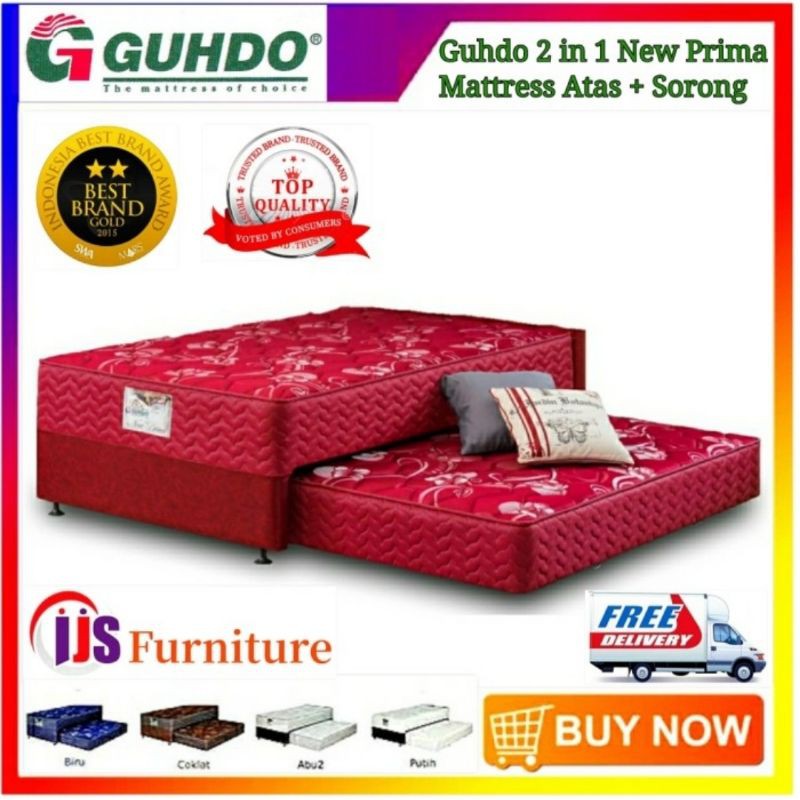 Jual Guhdo Springbed 2 in 1 New Prima kasur atas + Sorong uk 90 | Shopee Indonesia
