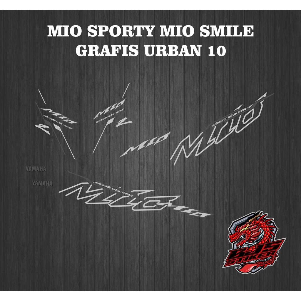 Jual Striping mio sporty mio smile - Stiker Decal TRANSPARAN mio sporty ...
