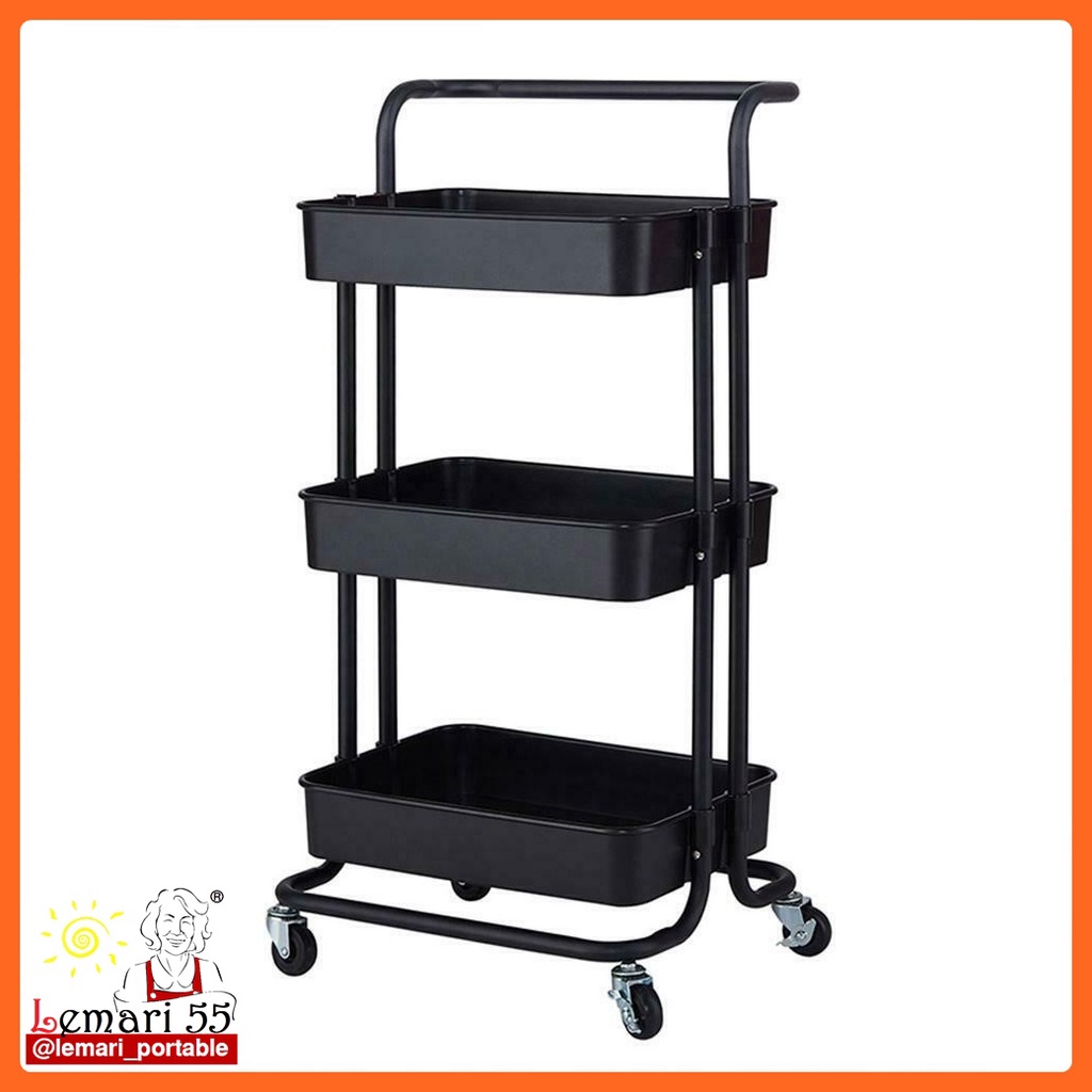 Jual ORGANIZER 3 TIER RACK / RAK TROLI 3 SUSUN SALON / RAK DAPUR KAMAR ...