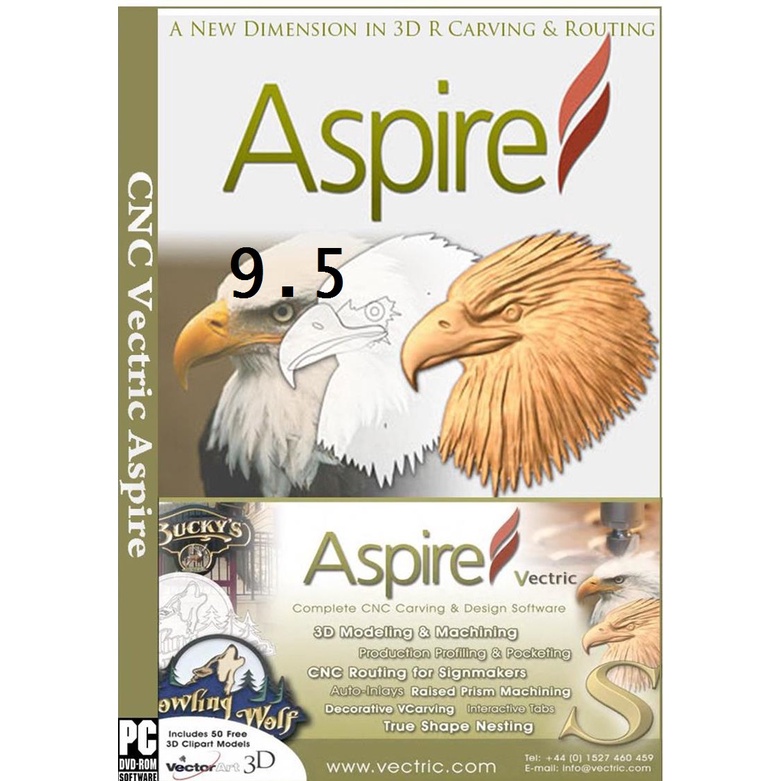 Jual [Work100%]Vectric Aspire10.5 Vectric Aspire9.5 Vectric Aspire 9 ...