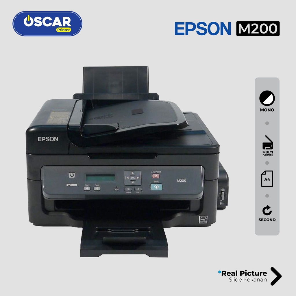 Jual Printer Fotocopy Mini EPSON M200 Print Scan Copy | Black only ...