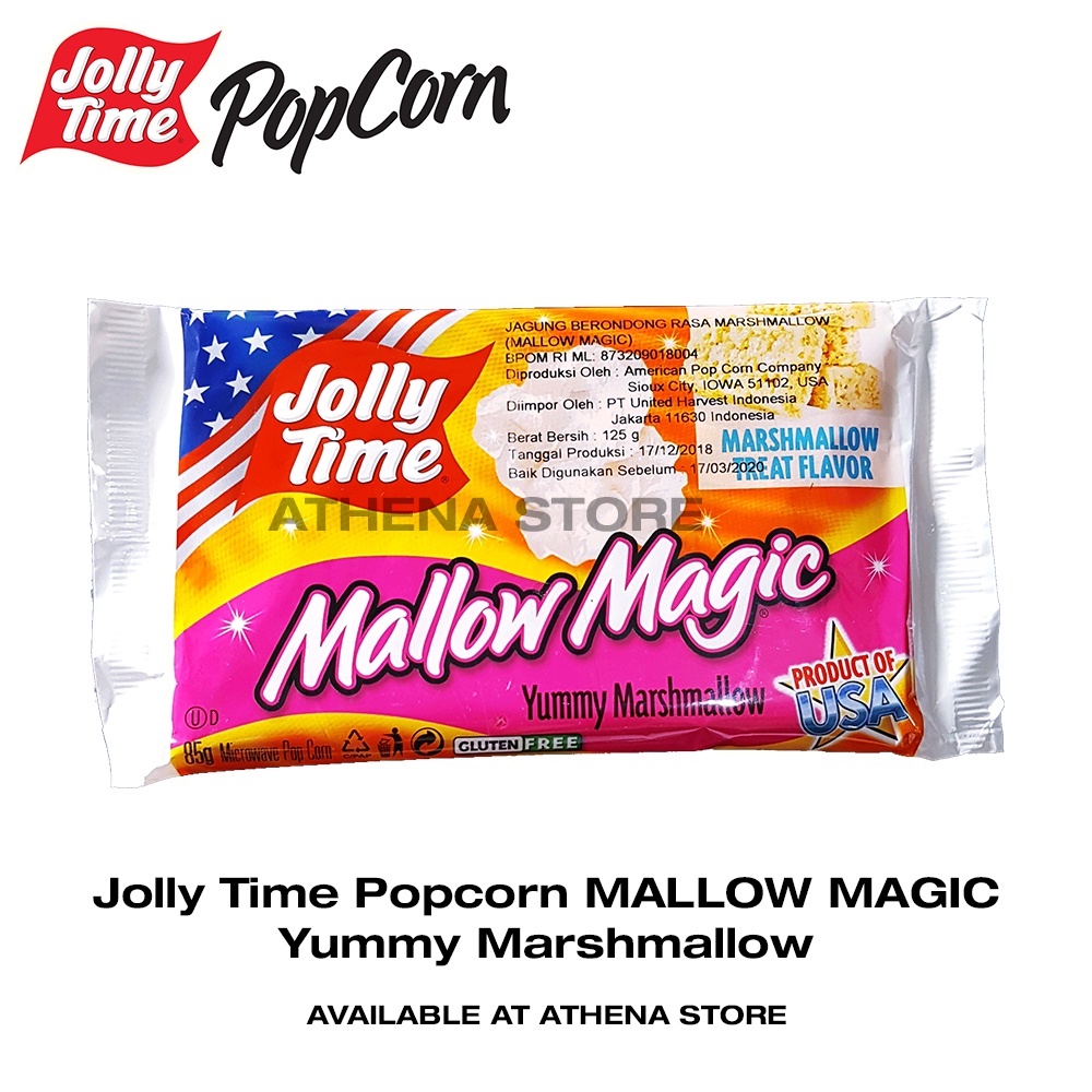 Jual Popcorn Jolly Time MALLOW MAGIC Yummy Marshmallow 125gr | Shopee ...