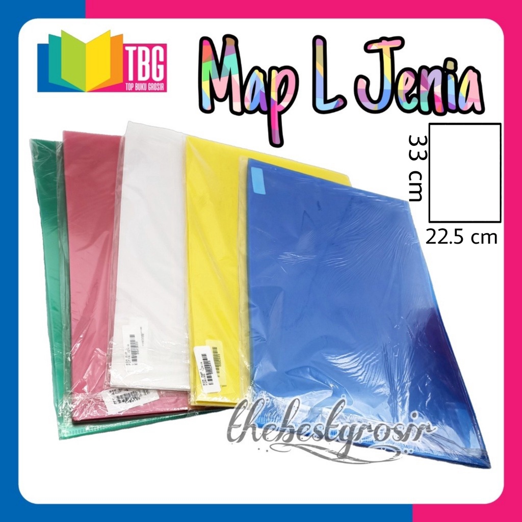 Jual 1 PCS MAP L JENIA / BISNIS FILE / MAP FILE / MAP L PLASTIK / MAP L ...