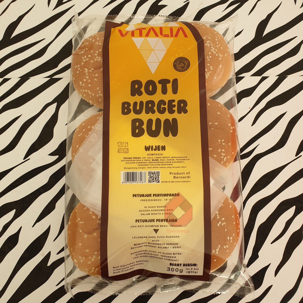 Jual VITALIA ROTI BURGER WIJEN ISI 6 - 500GR | Shopee Indonesia