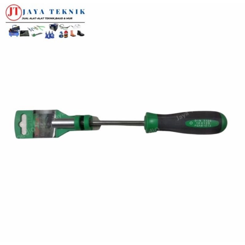 Jual Obeng Sock Toptul Gagang Karet Hijau 10 MM Obeng Mata Sock 10 MM ...