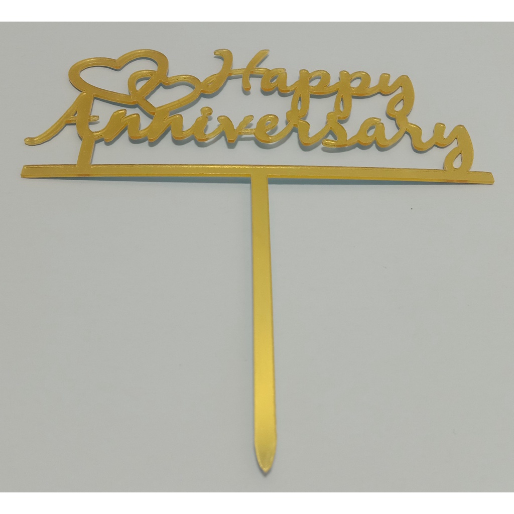 Jual Cake Topper Happy Birthday Akrilik kecil/Acsesoris ulang tahun ...