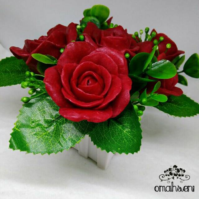 Jual OS Bunga mawar wangi dan vas pagar | Shopee Indonesia