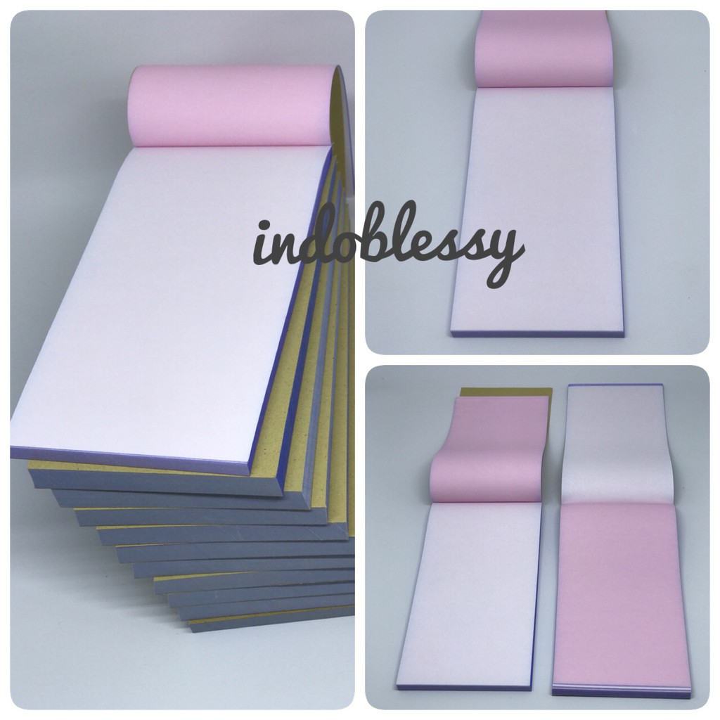 Jual BUKU NCR POLOS 2 Rangkap ( 2 Ply) Putih & Merah ukuran FOLIO ...