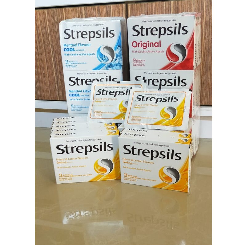 Jual Strepsils Permen box isi 12 butir melegakan tenggorokan | Shopee ...
