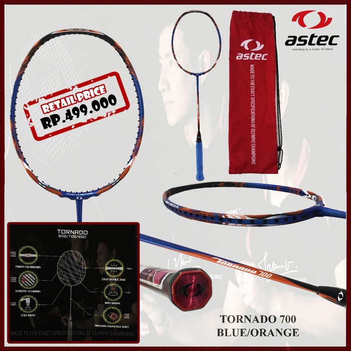 Jual Astec Tornado 700 Raket Badminton Original | Shopee Indonesia