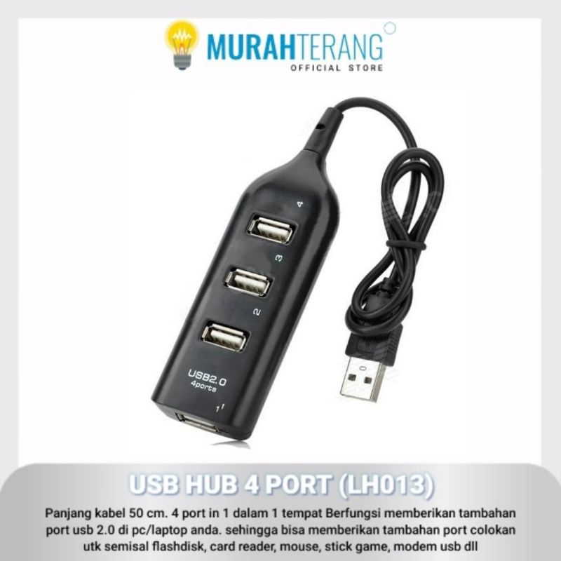 Jual USB HUB 4 PORT CABLE SAKLAR (LH013) ! | Shopee Indonesia
