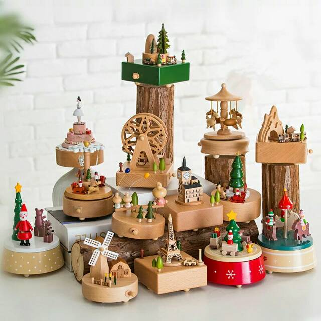Jual wooden musical diorama | Shopee Indonesia