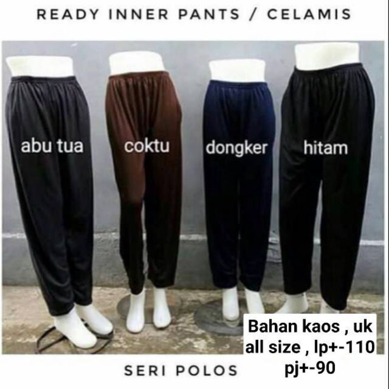 Jual CELAMIS POLOS PANJANG DEWASA // DALEMAN GAMIS | Shopee Indonesia