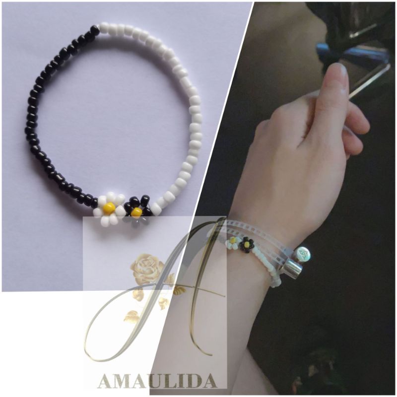 Jual bracelet K-Pop idol korea woozin | gelang manik woozin | gelang ...