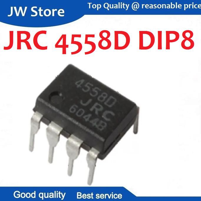 Jual Dapatkan Ic Jrc4558 Njm4558 Njm 4558 Dip8 Dual Op Amp Opamp Original | Shopee Indonesia