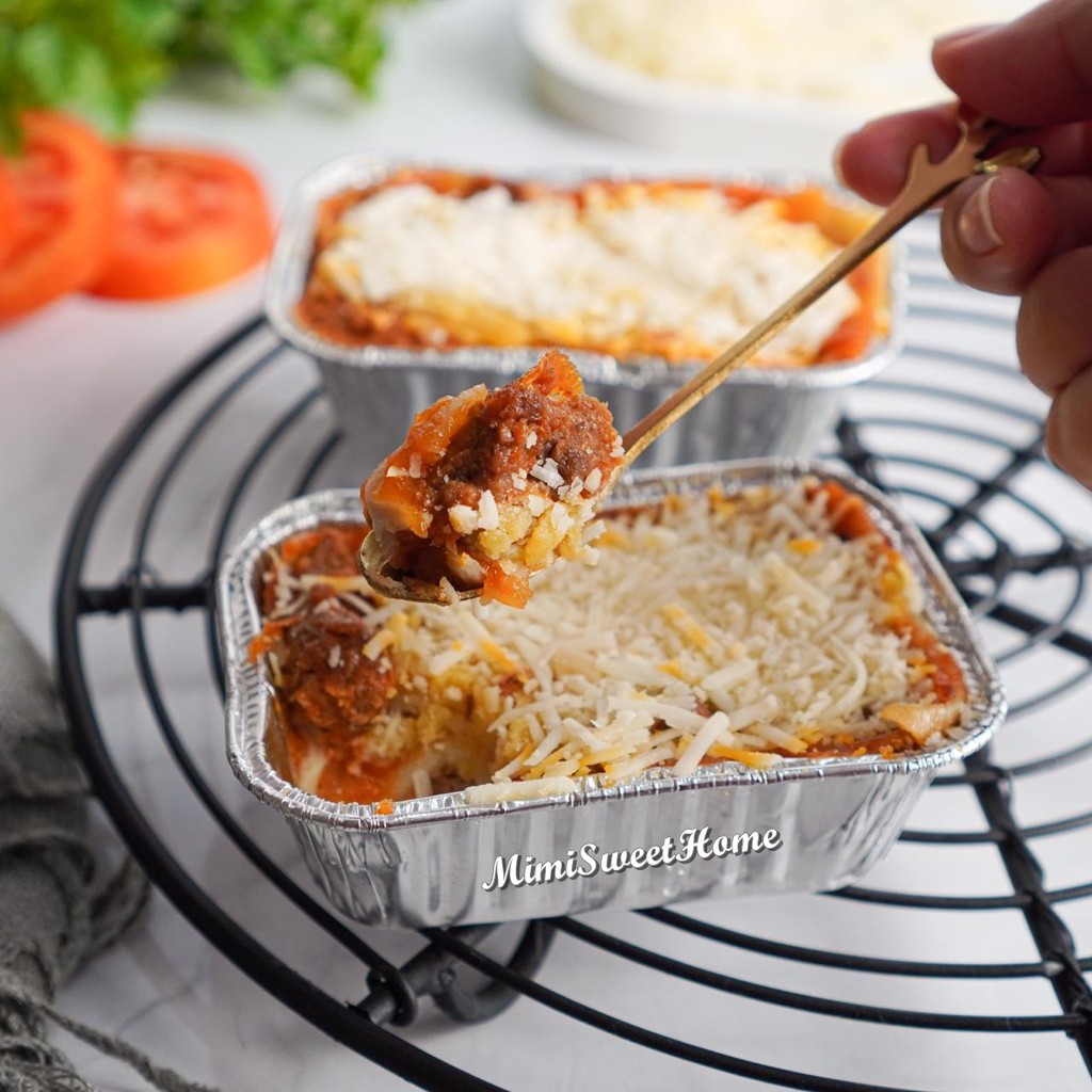 Jual HAMPERS BEEF LASAGNA/ HAMPERS IDUL FITRI/ MINI BEEF LASAGNA HOME ...