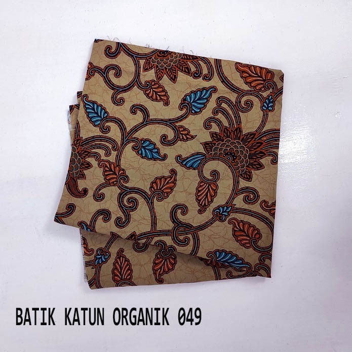 Jual Kain Batik / Kain Batik Katun Organik 049 (per 0,5 m) | Shopee ...