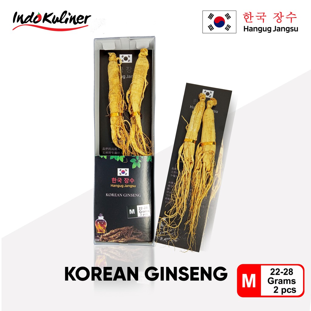 Jual Hangug Jangsu Ginseng Korea Batangan Isi 2 Batang Size M | Shopee ...