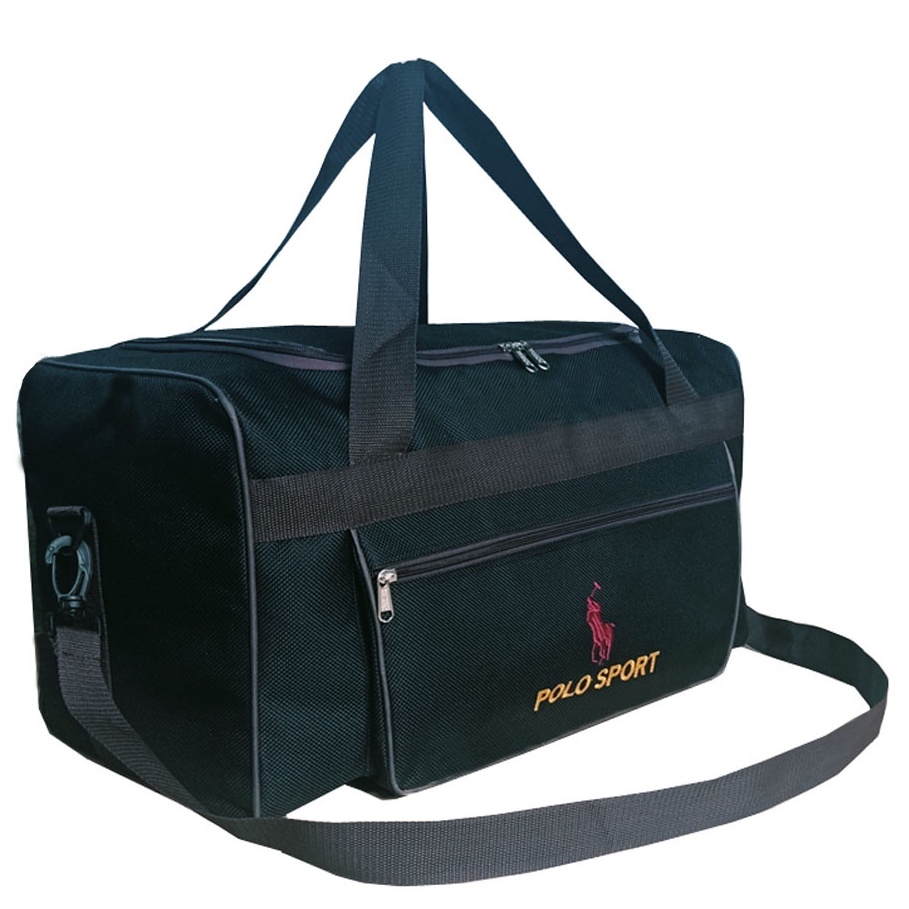 Jual TRAVEL BAG POLO SPORT BLACK Tas Travel Pria Wanita Tas Baju Tas ...