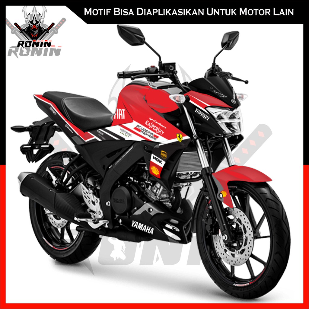 Jual Sticker Decal FULL BODY Vixion R (2018) Motif Ferrari | Shopee ...