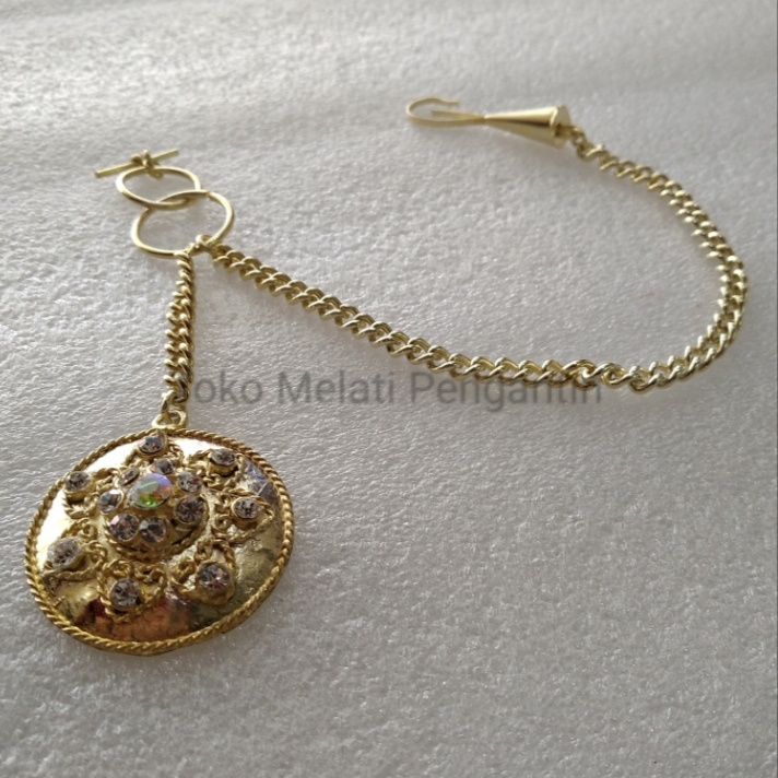 Jual Aksesoris Bros Rantai Koin Benggol Baju Beskap Sunda Betawi Bulat ...