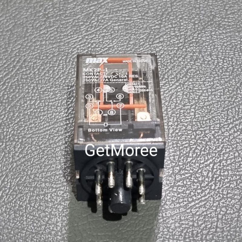 Jual Relay MK2P Ac 8 Pin 10A 8p 220v MK2P-I 8Pin | Shopee Indonesia