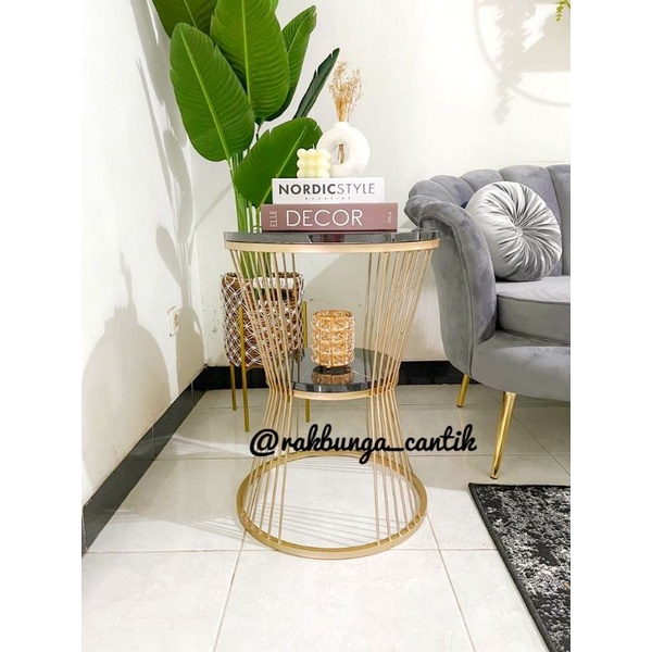 Jual MEJA MINIMALIS UNIK MEJA KOPI FURNITURE MEJA CONSOLE BESI MURAH ...