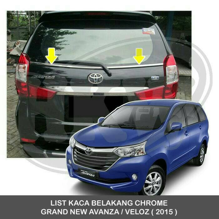 Jual LIST / LIS KACA BELAKANG GRAND NEW AVANZA / GREAT NEW XENIA ...