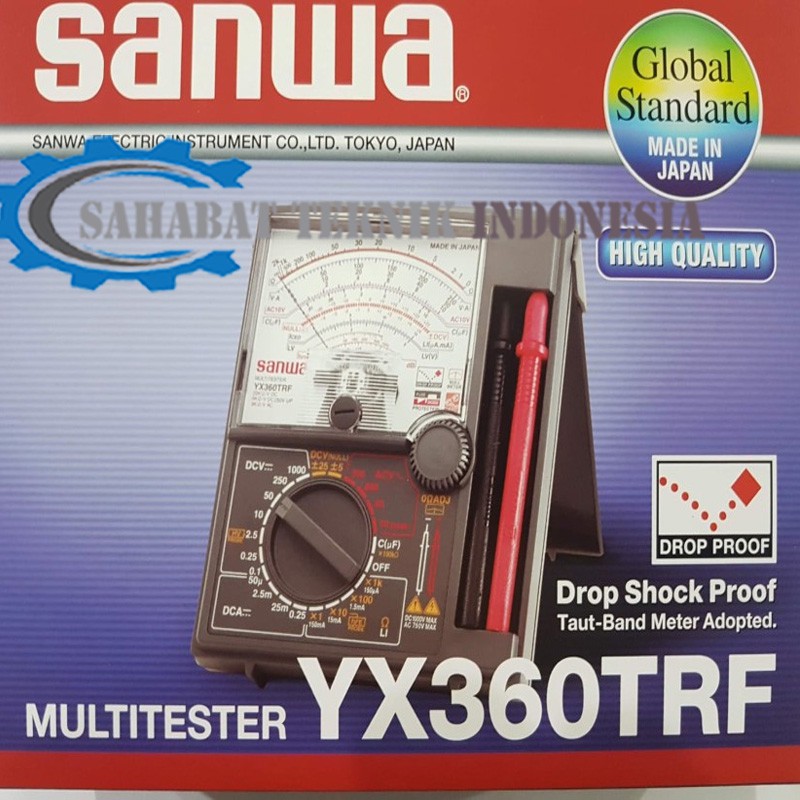 Jual ORIGINAL Multitester / Multimeter Analog Sanwa YX360TRF | Shopee ...