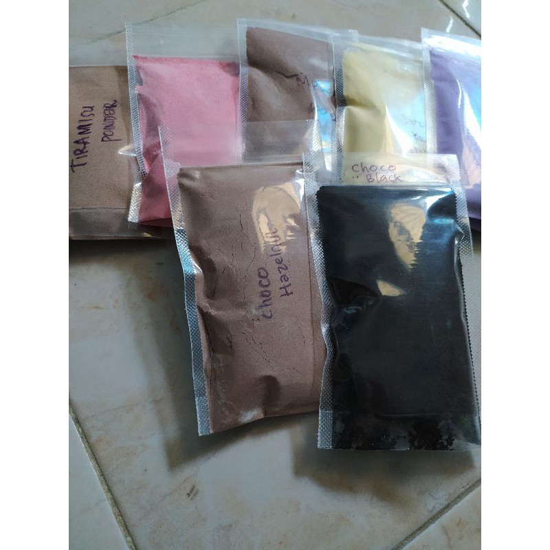 Jual Bubuk Essens Pure/Perisa strawberry Taro Tiramisu Red Velvet ...