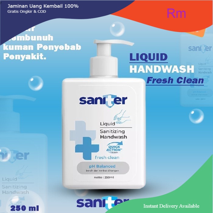Jual SANITER HAND WASH BOTTLE 250 ML | Shopee Indonesia