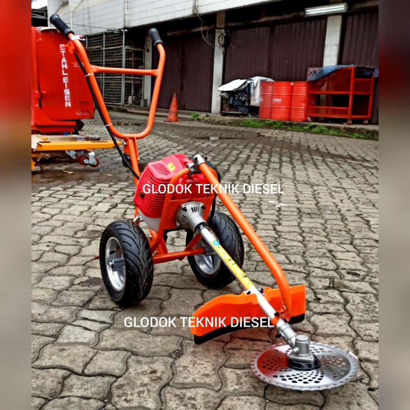 Jual MESIN POTONG RUMPUT DORONG 2 TAK ORIGINAL KUALITAS TERBAIK ...