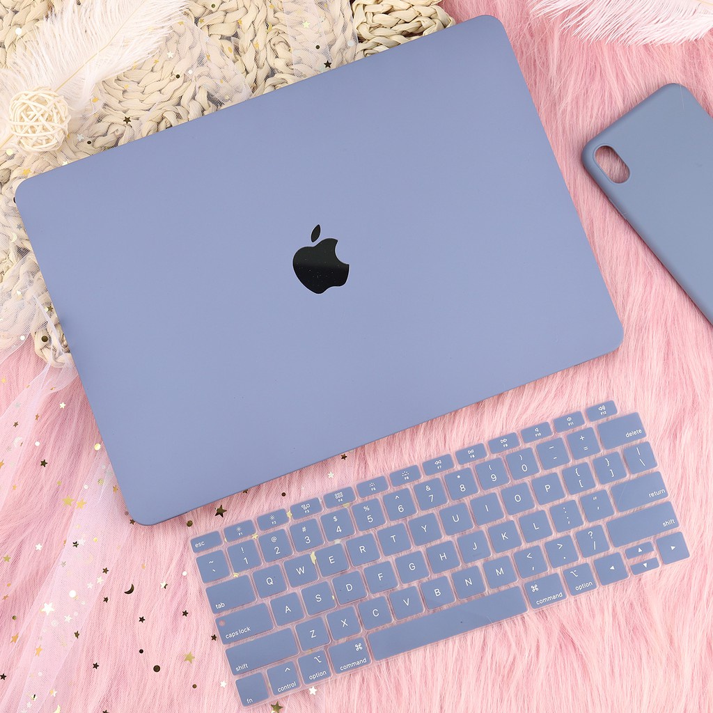 Jual Premium Macbook Case Pastel Lavender Blue Casing mac book With ...