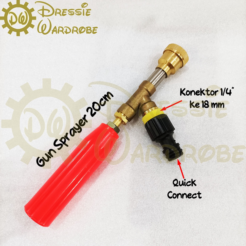 Jual Paket Gun Spray Sprayer Pompa Doorsmeer Drat Kuningan Komplit ...