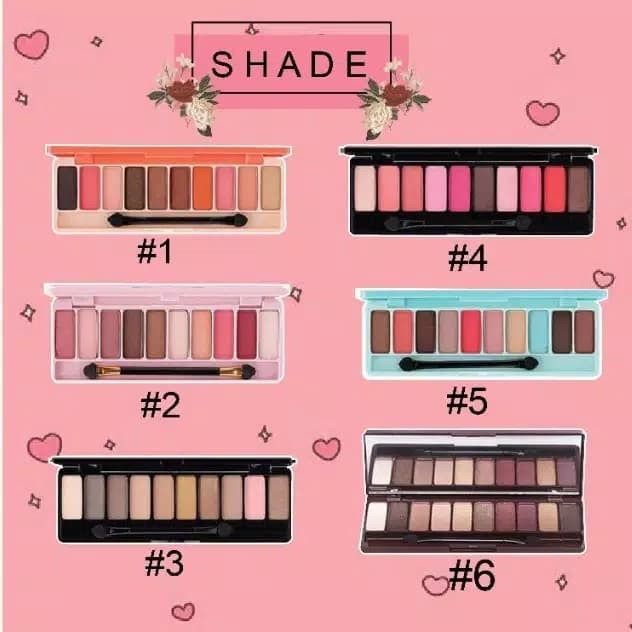 Jual Lamelia Eyeshadow Pallete Longlasting | Shopee Indonesia