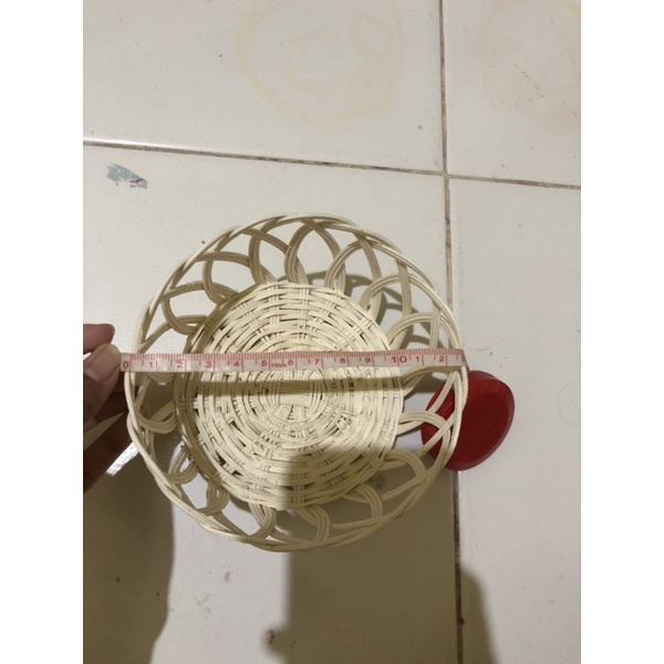 Jual keranjang rotan bulat no.4 | Shopee Indonesia