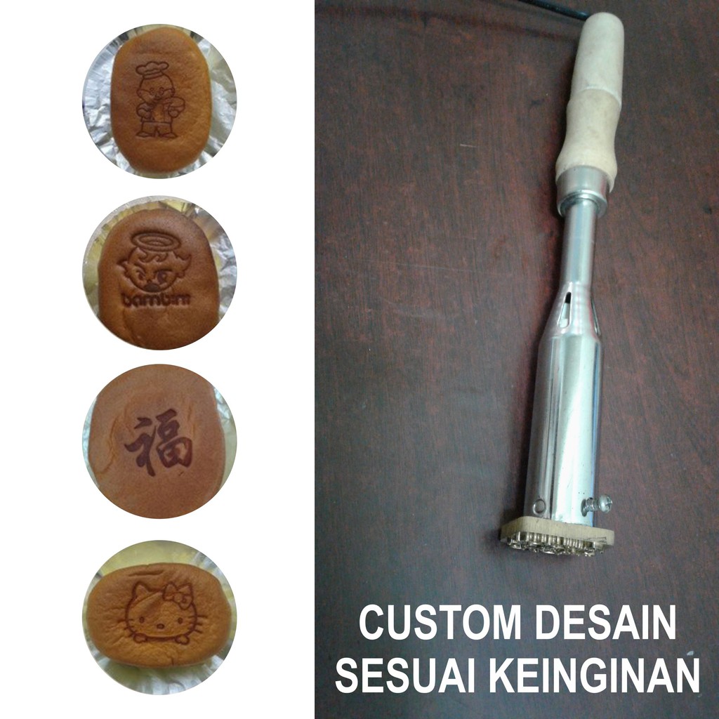 Jual Stempel untuk Roti atau kue atau Bakpao dengan custom desain ...
