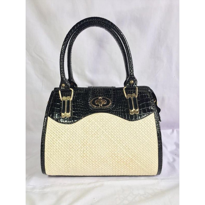 Jual Tas Mendong Croco Black (Realpict) | Shopee Indonesia