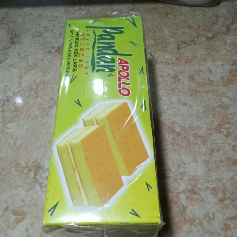 Jual bolu apollo pandan. isi 24 pc | Shopee Indonesia