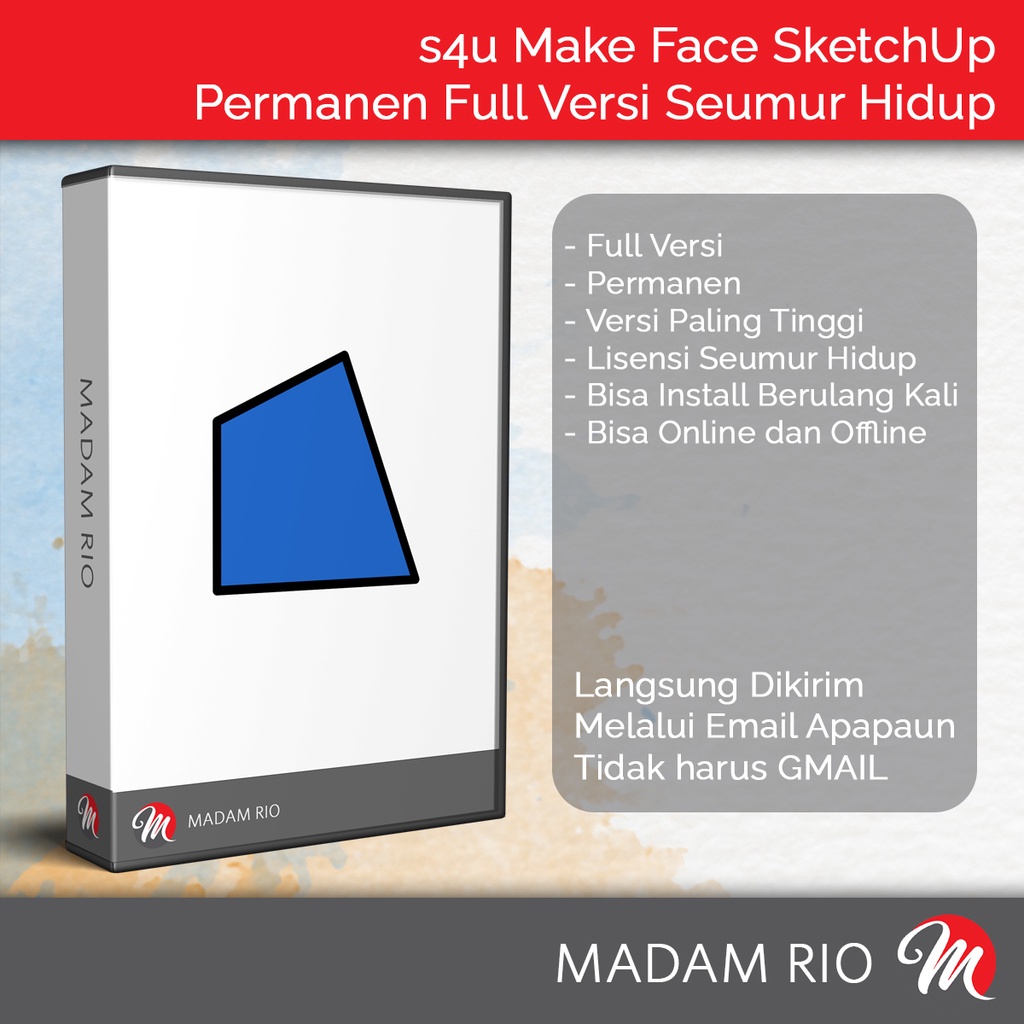 Jual s4u Make Face SketchUp Lisensi Permanen Resmi Original | Shopee Indonesia