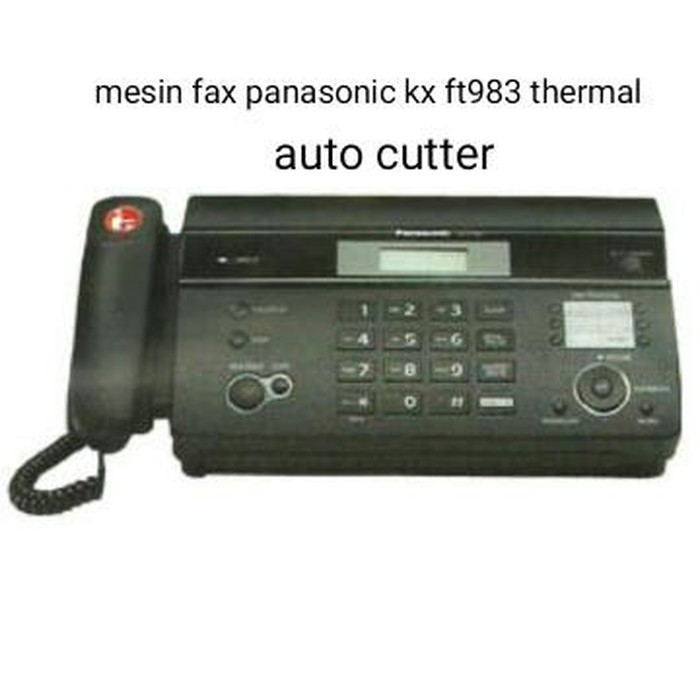 Jual Mesin Fax Panasonic KX-FT983CX (Hitam) Mesin Fax Thermal KX-FT 983 | Shopee Indonesia