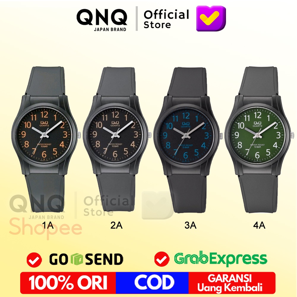 Jual Q&Q Original Jam Tangan Unisex Analog QA02 Tali Karet Anti Air - Arloji Cowo Cewe - Kado ...