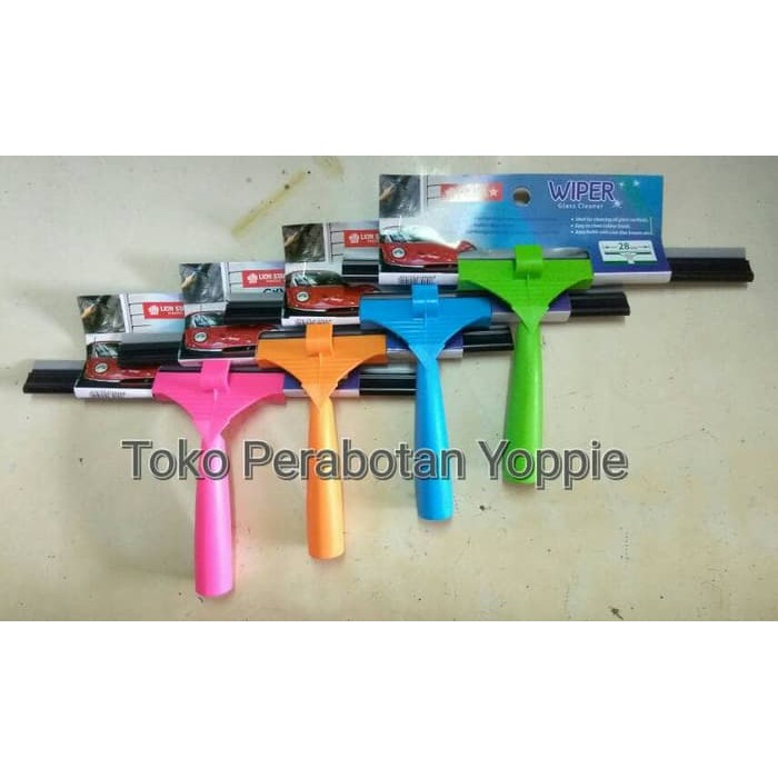 Jual wiper kaca lion star - pembersih kaca - wiper karet - pembersih ...