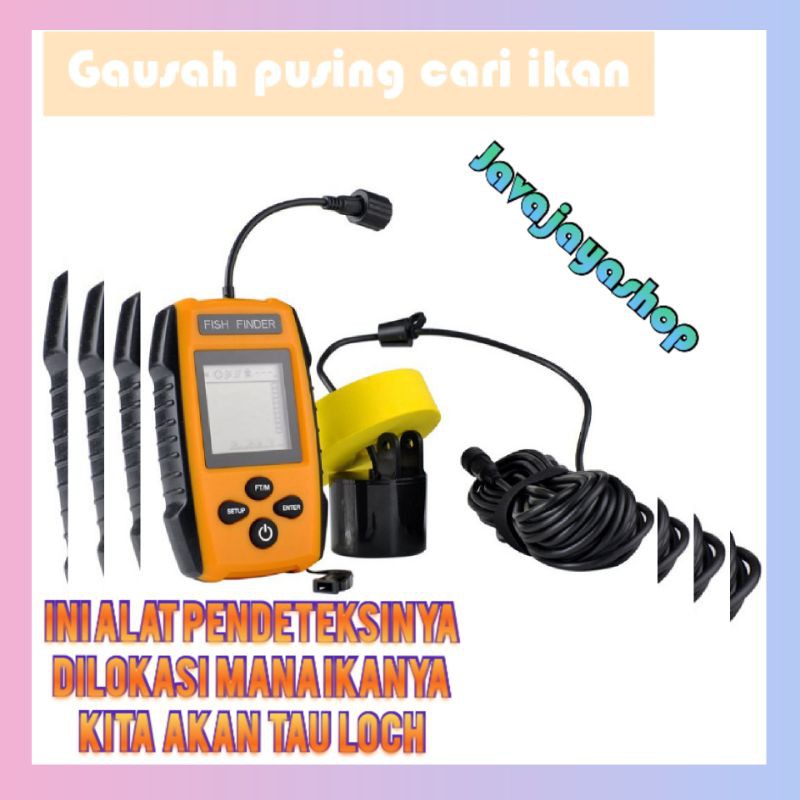 Jual Fish Finder/Alat Bantu Pendeteksi Ikan Digital di Laut Sungai ...