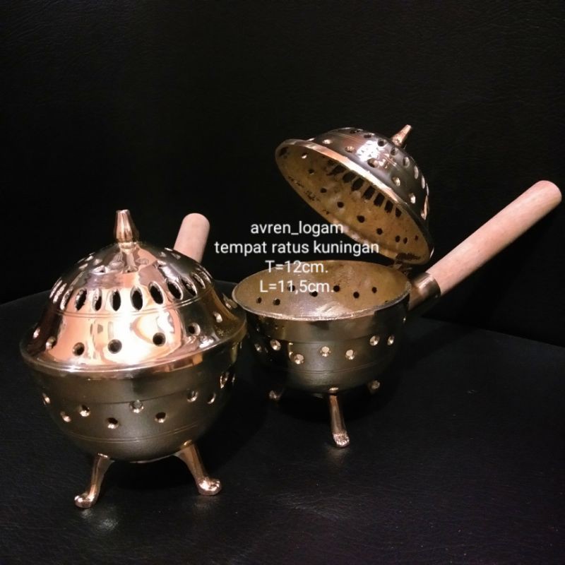Jual Tempat Ratus Tempat Bakar Dupa Kuningan / Hiolo | Shopee Indonesia